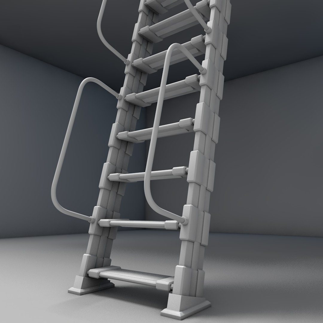 Futuristic ladder 3D model - TurboSquid 1502889