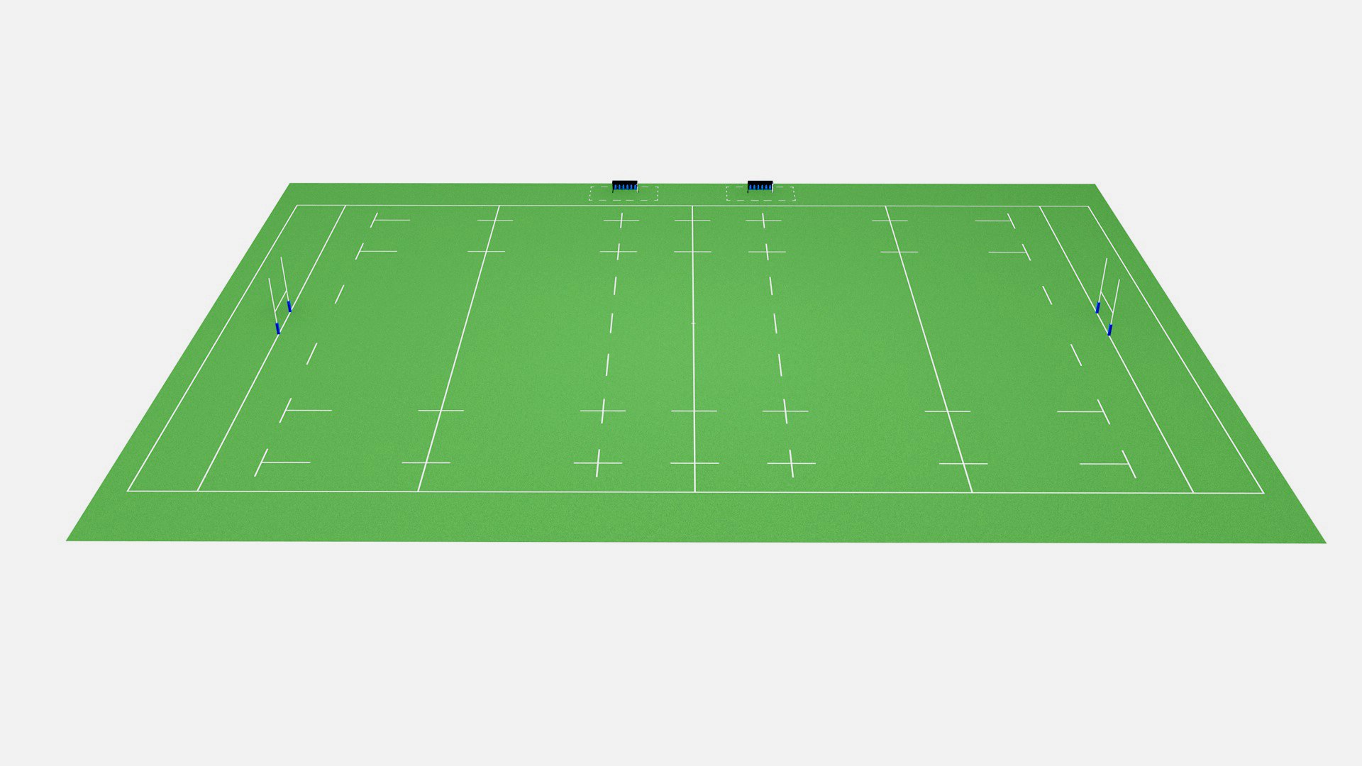 Modern stadium for soccer- us football and rugby 3D model - TurboSquid ...
