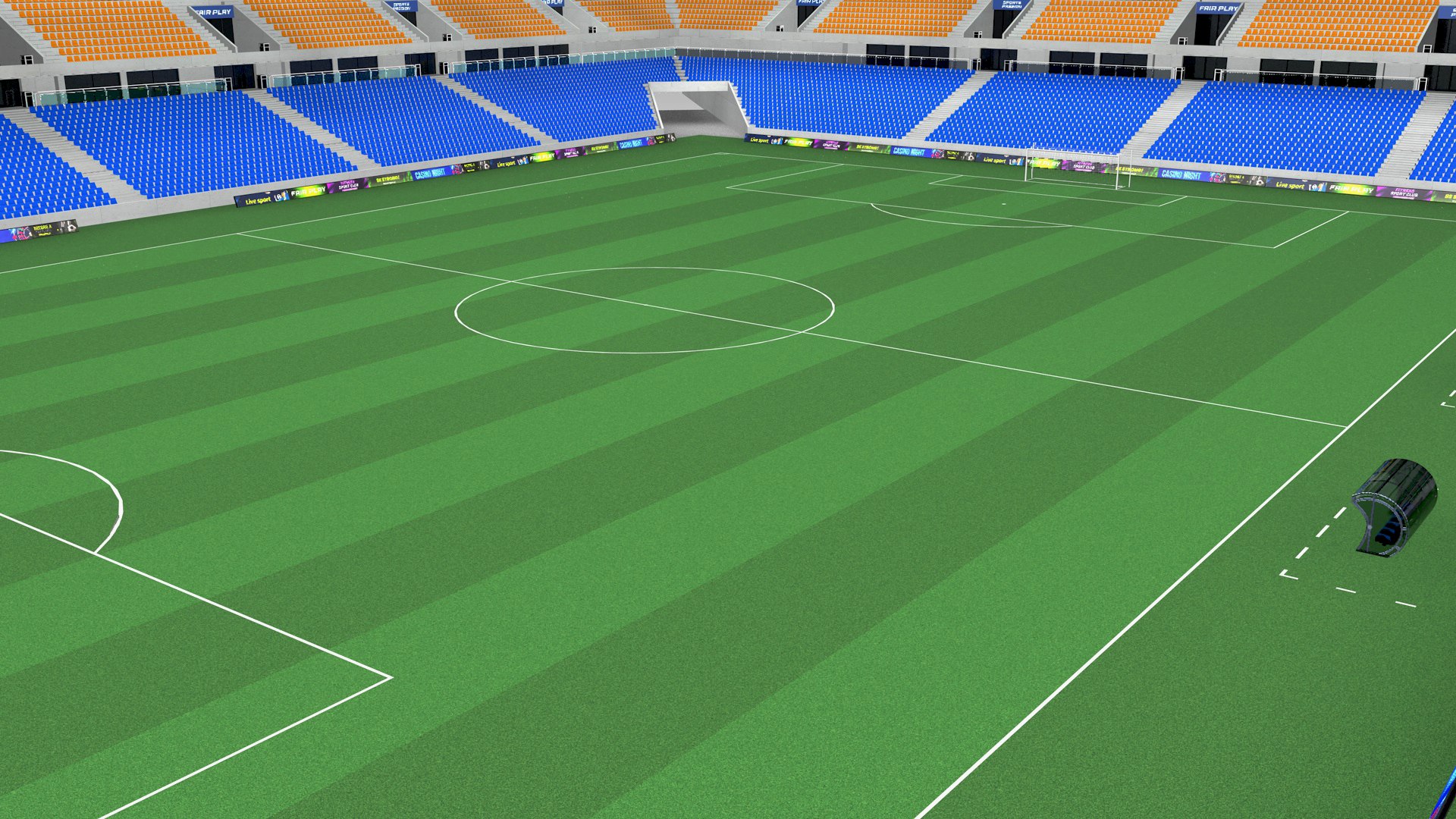 Modern stadium for soccer- us football and rugby 3D model - TurboSquid ...
