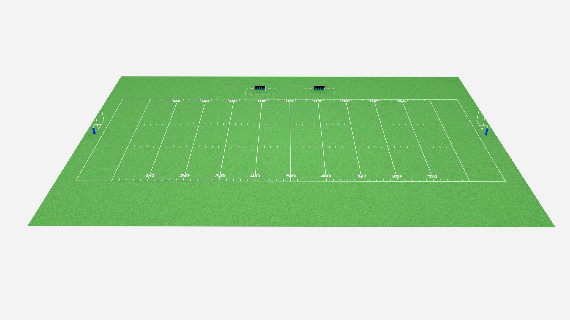 Modern stadium for soccer- us football and rugby 3D model - TurboSquid ...