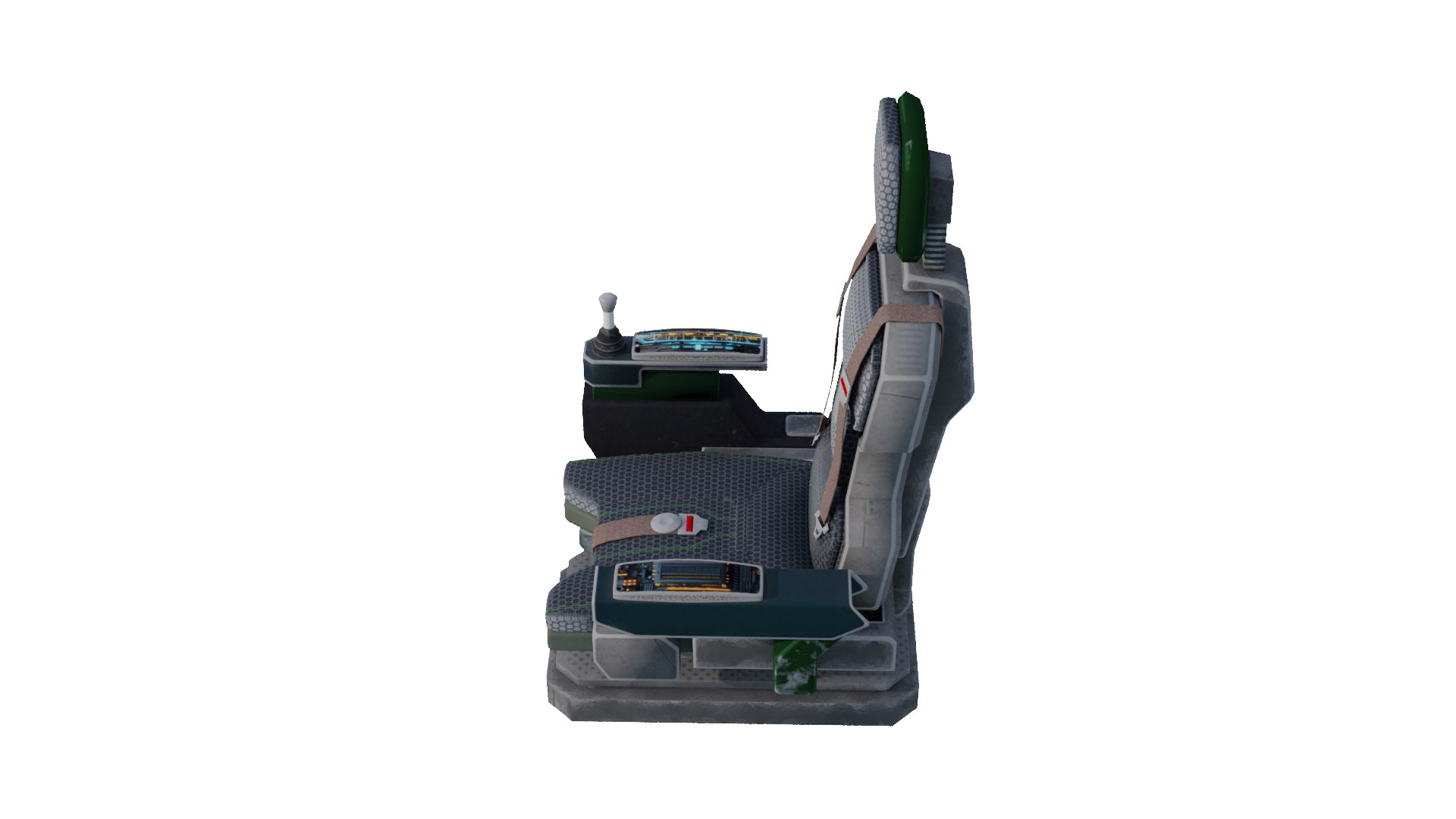 3D Sci-fi Ejection Seat Model - TurboSquid 2264904