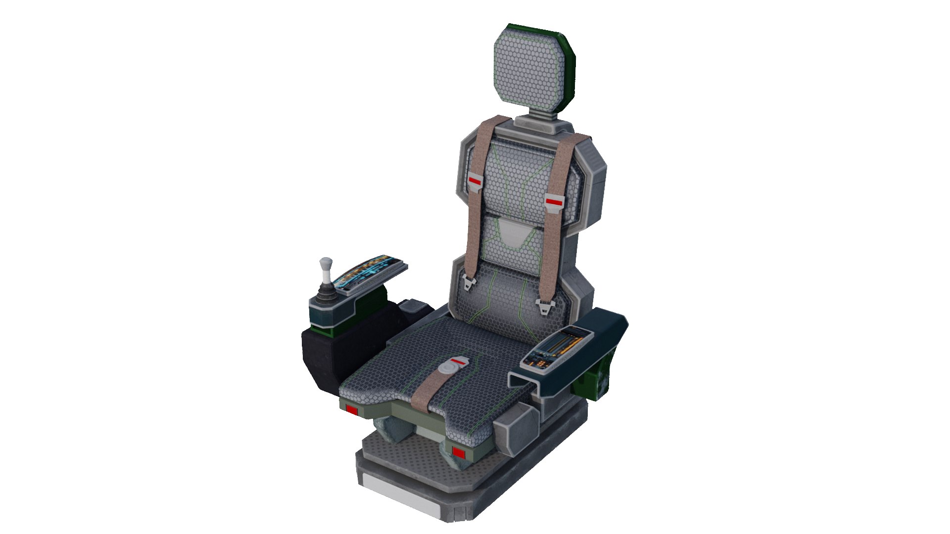 3D Sci-fi Ejection Seat Model - TurboSquid 2264904