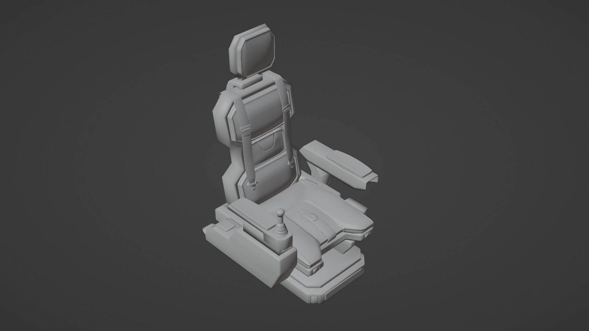 3D Sci-fi Ejection Seat Model - TurboSquid 2264904