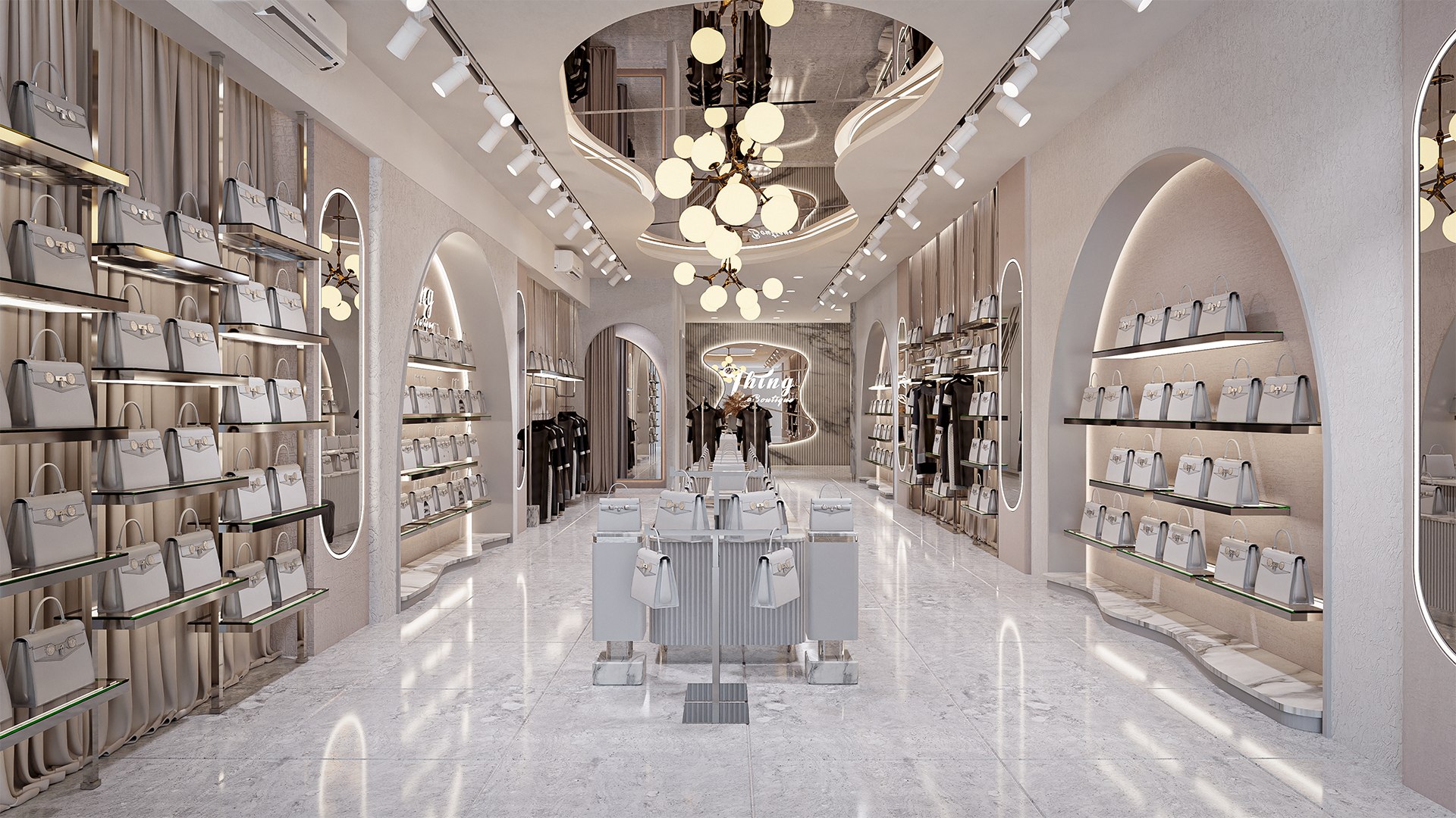 Clothing Store - Modern Style Blender - Fbx - Obj 3D model - TurboSquid 2161758