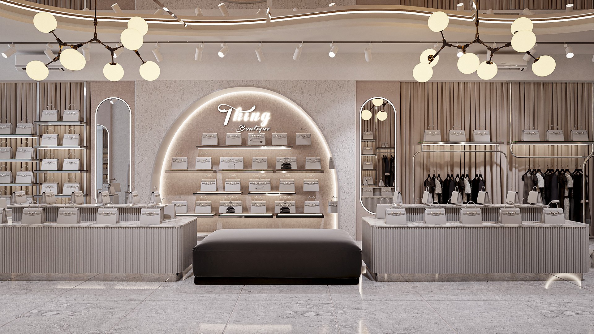 Clothing Store - Modern Style Blender - Fbx - Obj 3D model - TurboSquid ...
