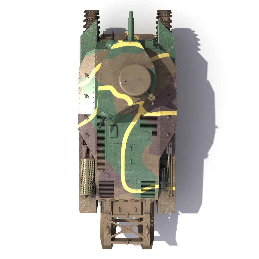 Tank type 89 3D model - TurboSquid 1549370