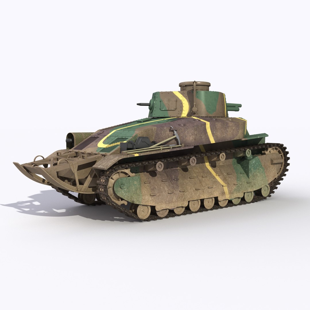 Tank type 89 3D model - TurboSquid 1549370