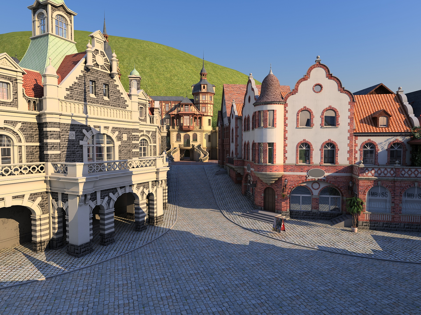 modèle 3D de Ville européenne - TurboSquid 1915140