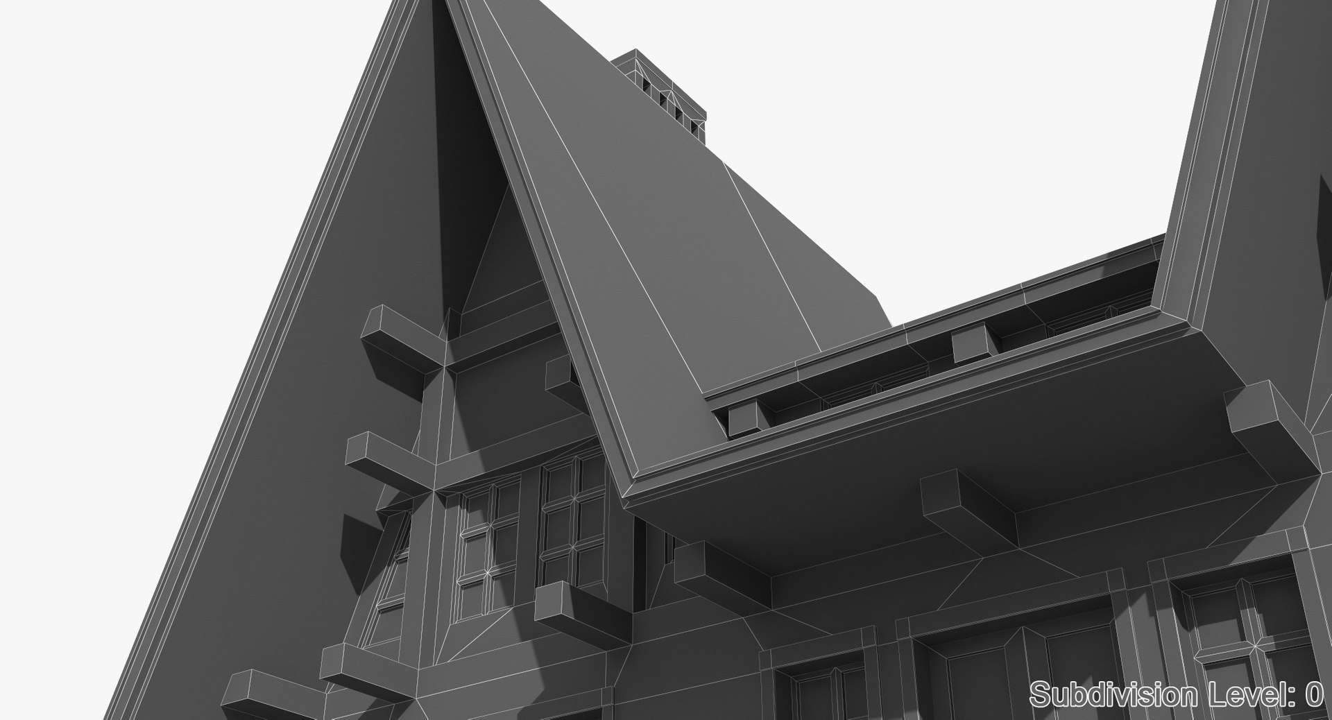 3D Chalet Model - TurboSquid 1421437