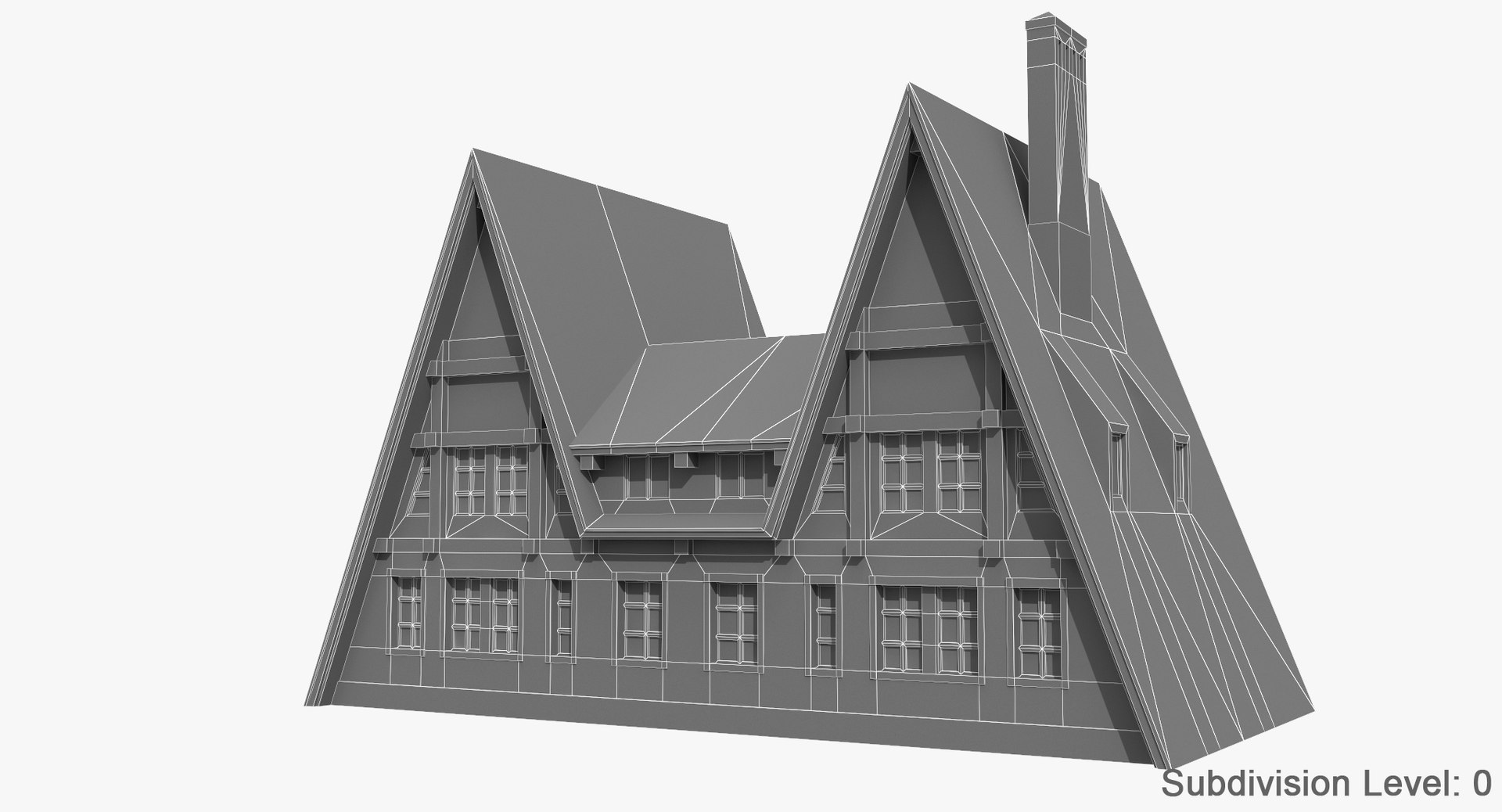 3D Chalet Model - TurboSquid 1421437