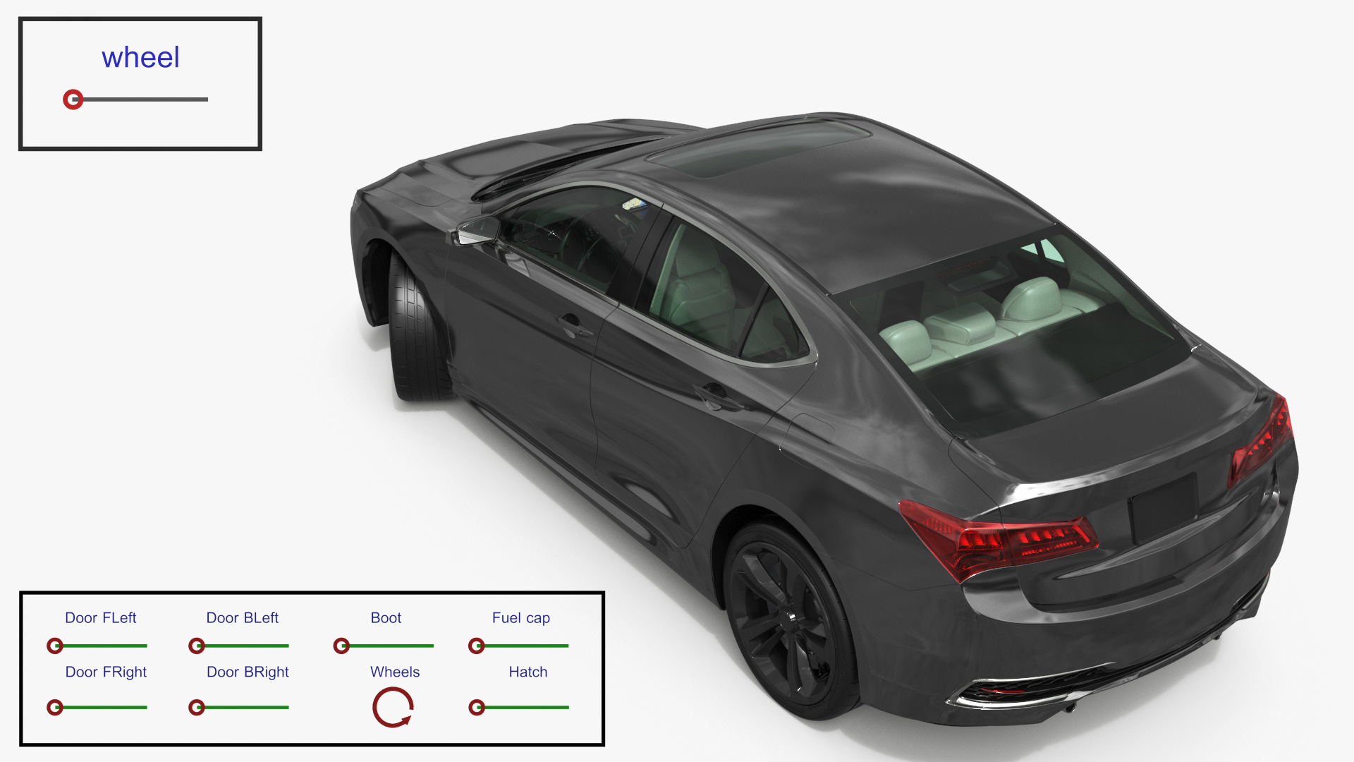 Luxury Executive Sedan Rigged 3D Model - TurboSquid 2505173