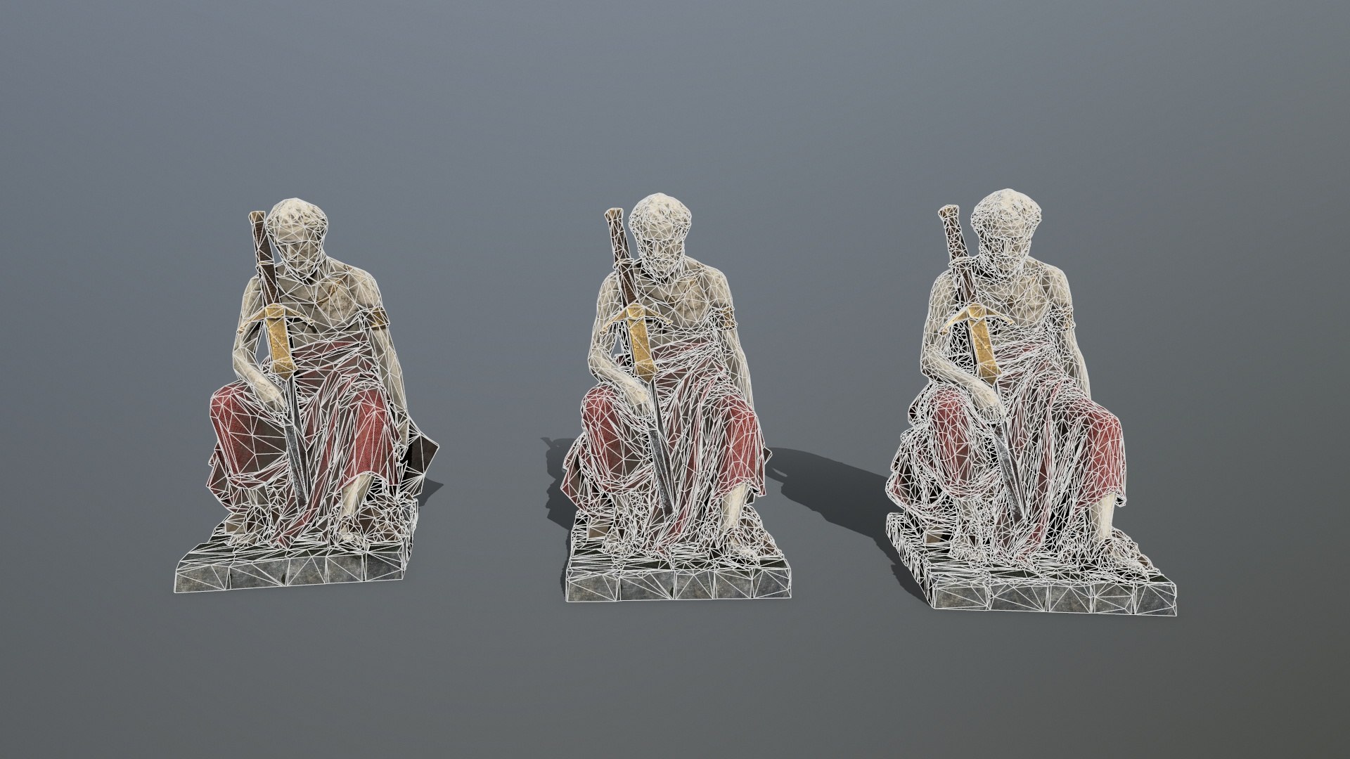 3D Man Statue Model - TurboSquid 2065621