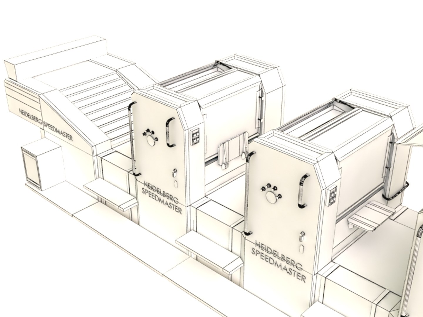 3d offset printing model