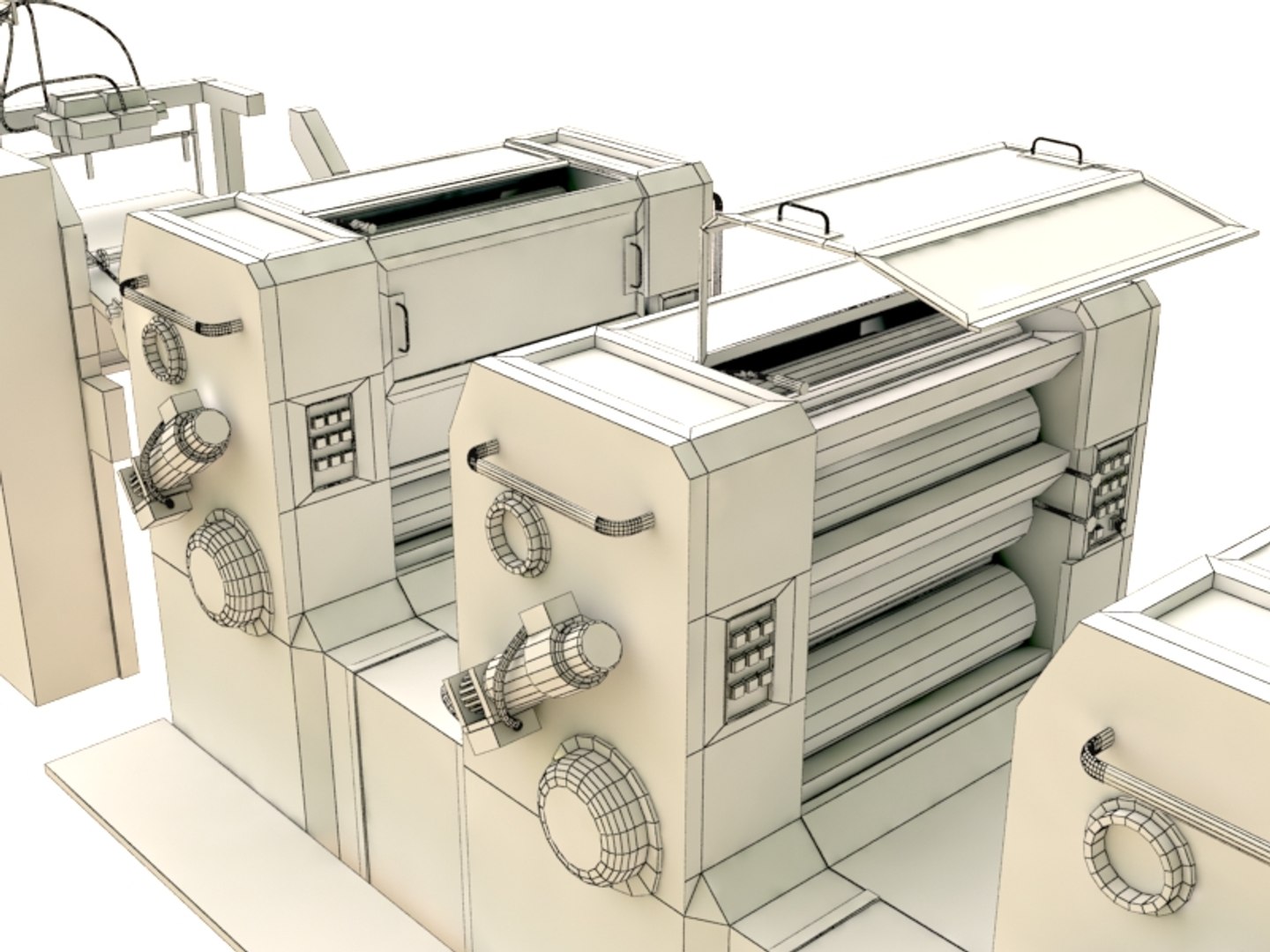 3d offset printing model