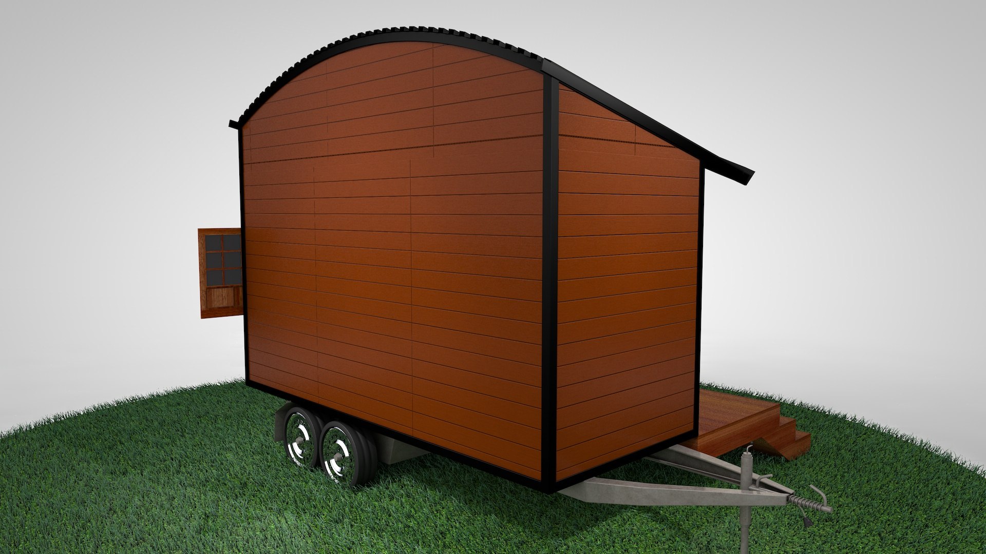 Home Mobile Trailer Tiny 3D Model - TurboSquid 1664410