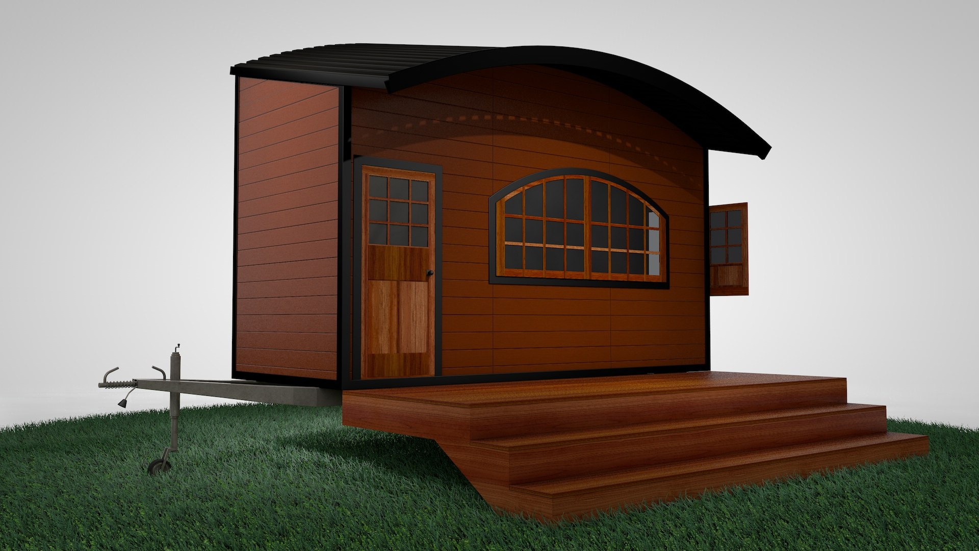 Home Mobile Trailer Tiny 3D Model - TurboSquid 1664410