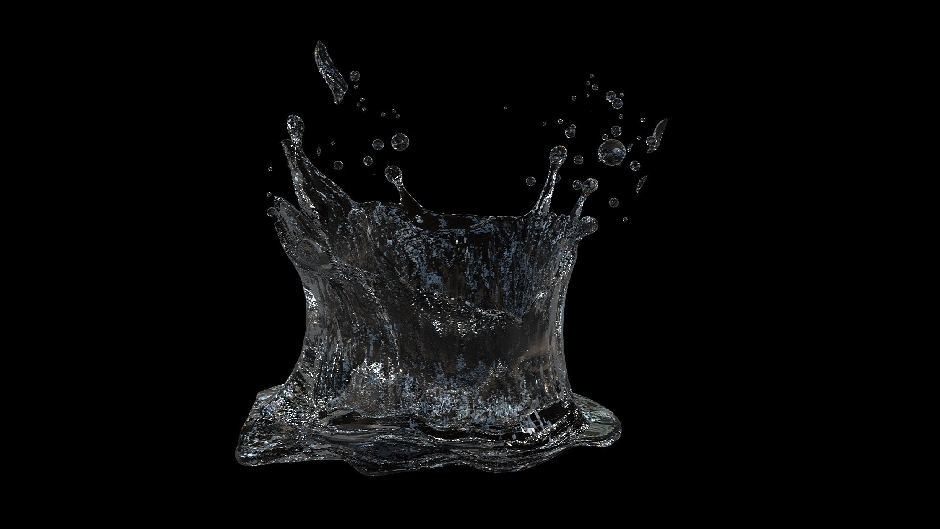 3D Water Splash Effect - TurboSquid 2115469