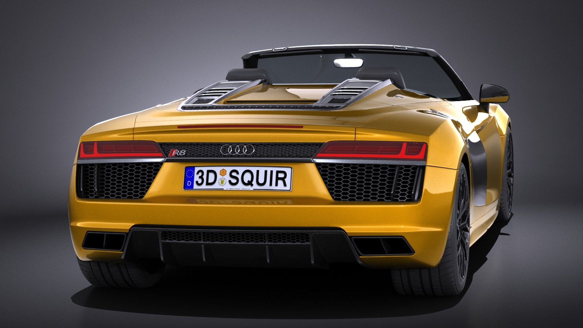 3d Audi R8 Spyder