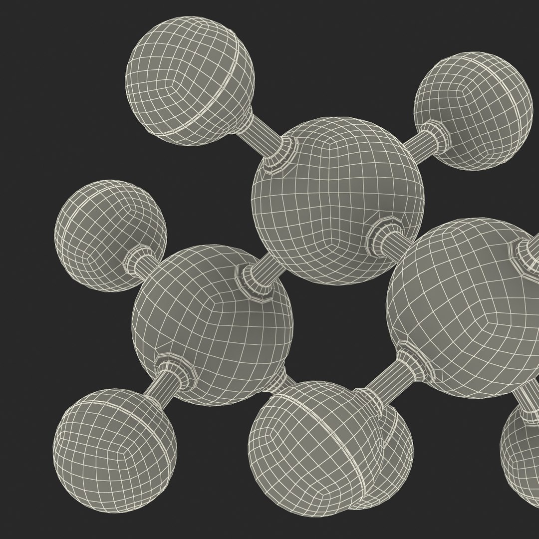 3d Model Of Propane Molecule
