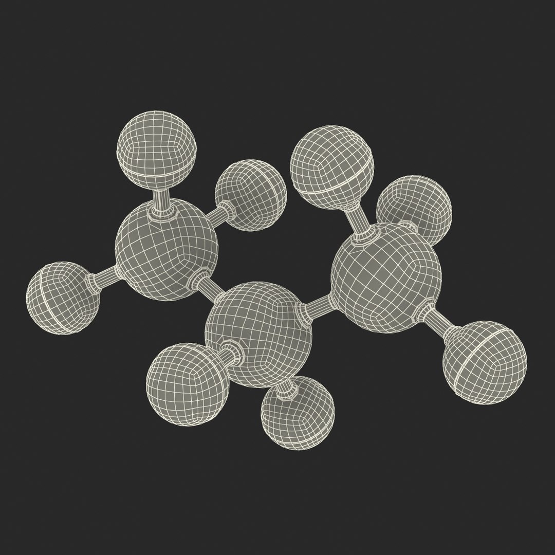 3d Model Of Propane Molecule