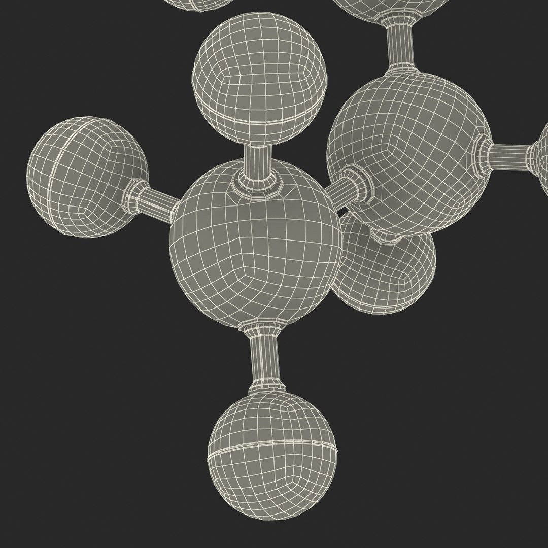 3d Model Of Propane Molecule
