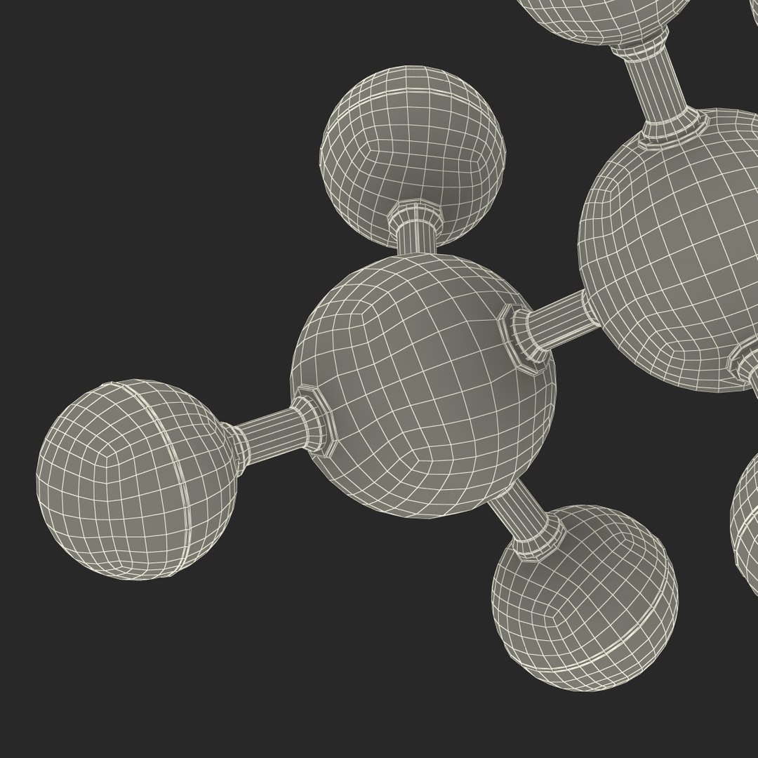 3d Model Of Propane Molecule