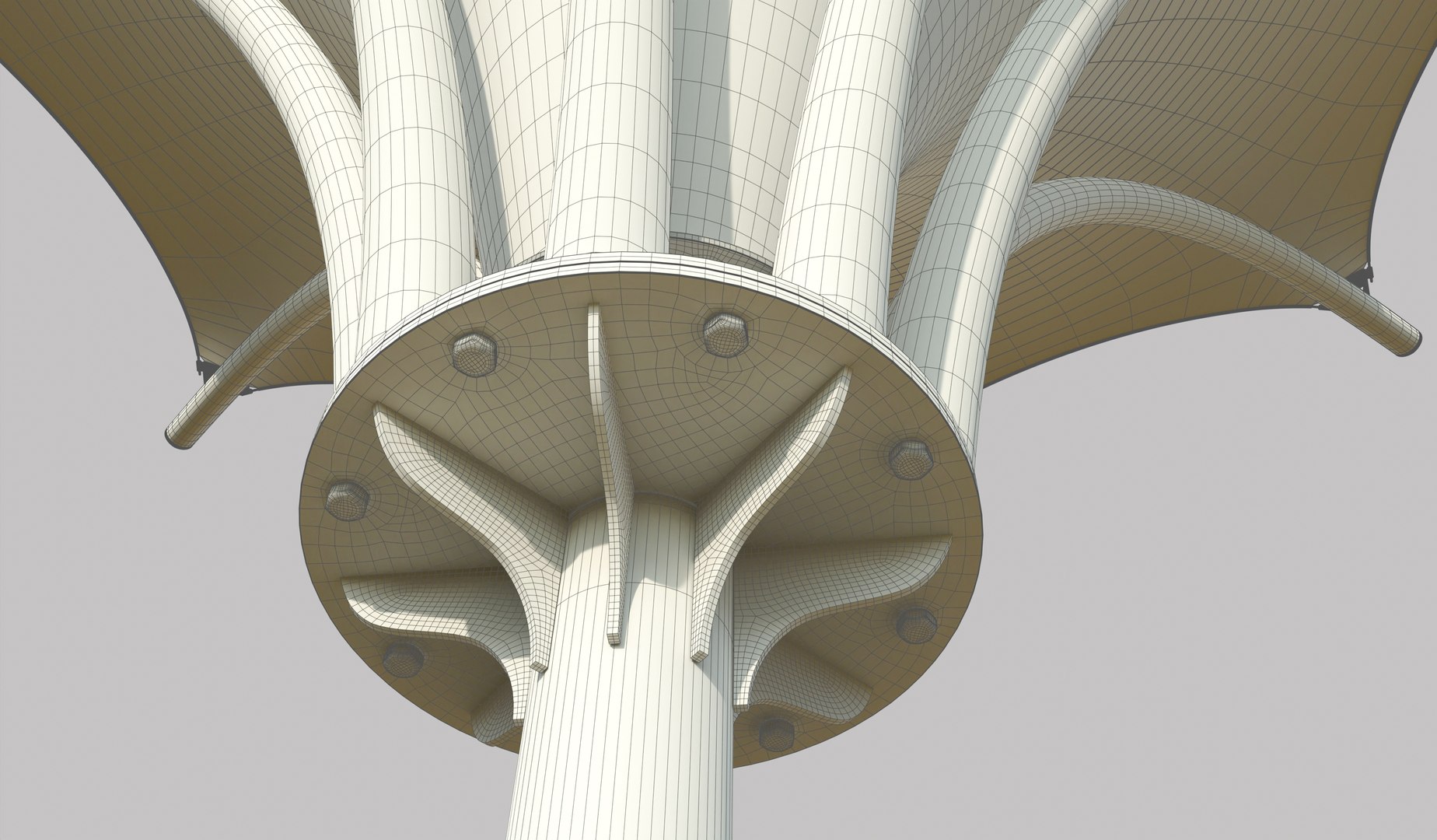 Tensile Structure Realistic 3D Model - TurboSquid 2371656