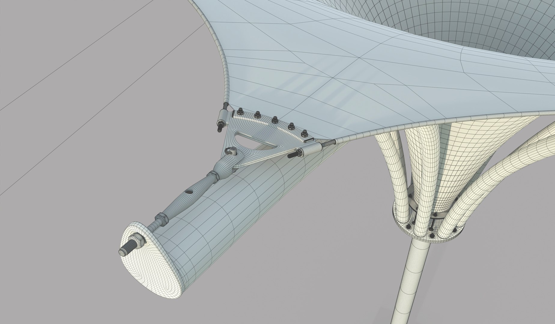 Tensile Structure Realistic 3D Model - TurboSquid 2371656