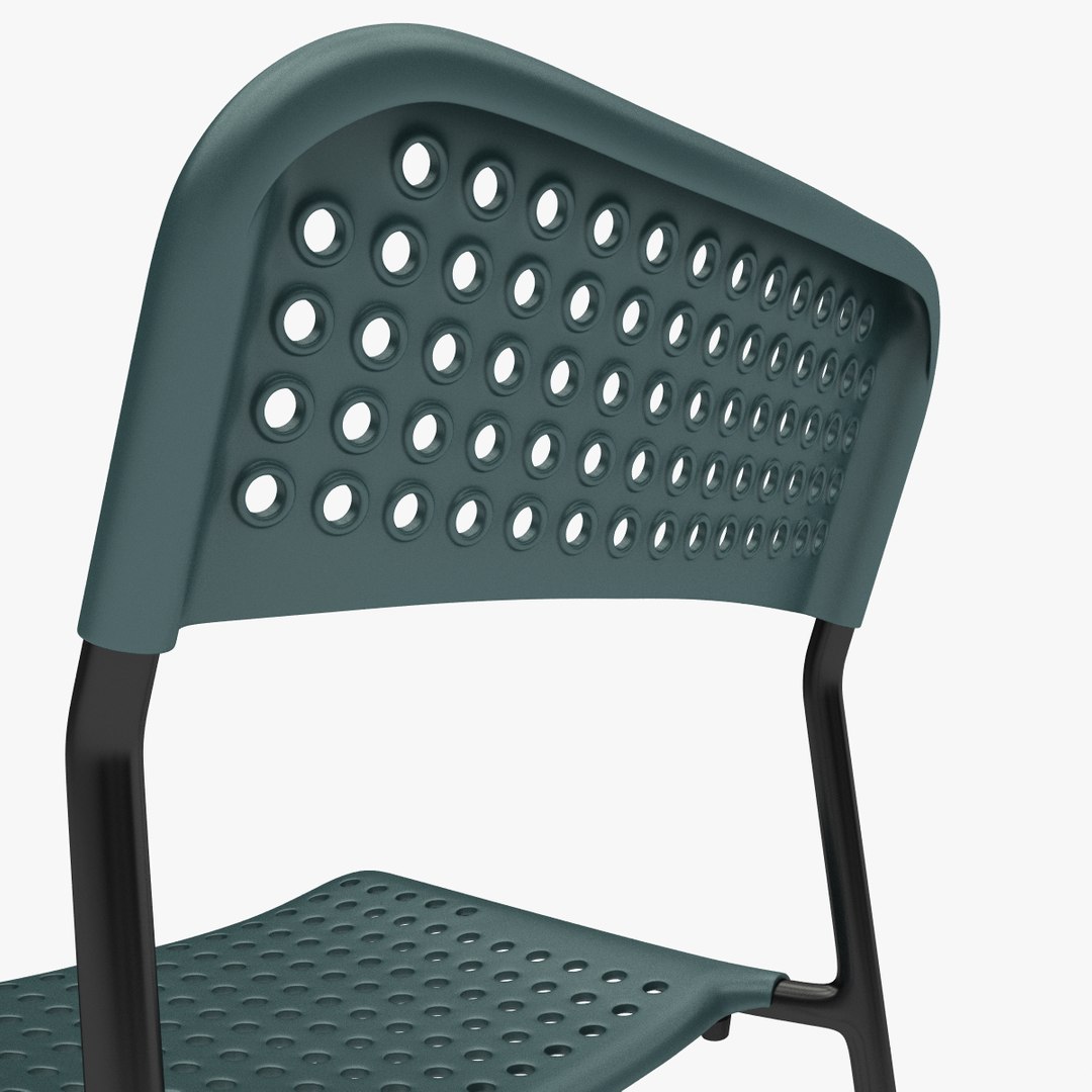 3D Model Ikea Adde Chair - TurboSquid 1353192