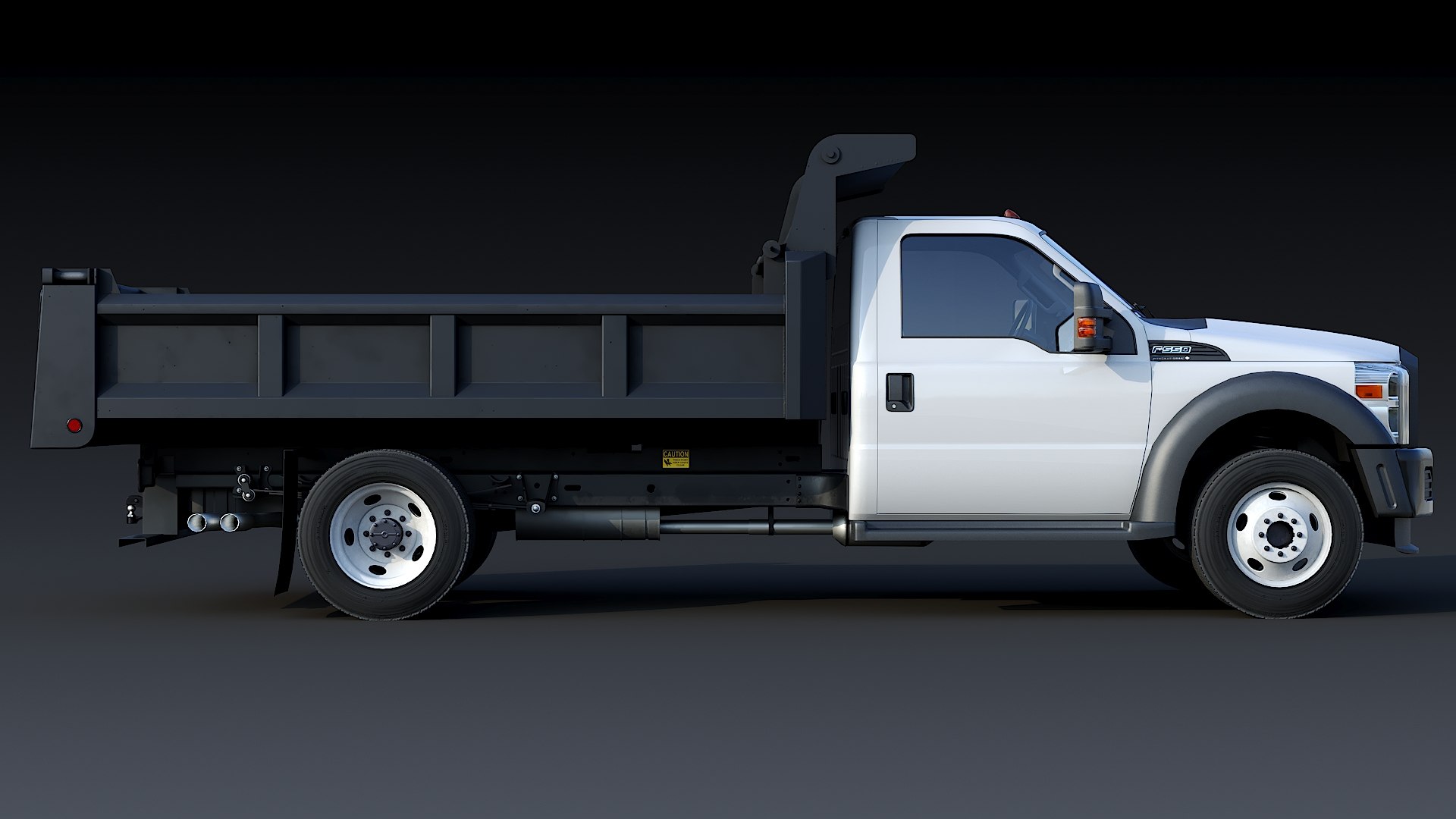 3D Ford F-550 Dump truck model - TurboSquid 1898746