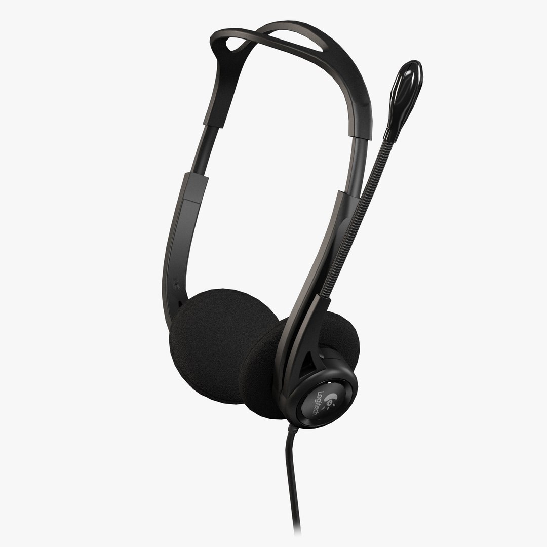 Logitech Pc Headset 960 3d Model