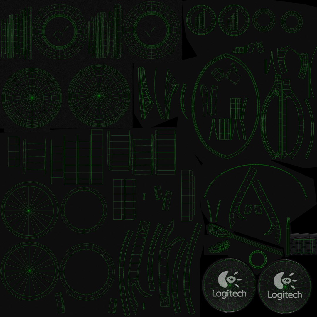 Logitech Pc Headset 960 3d Model