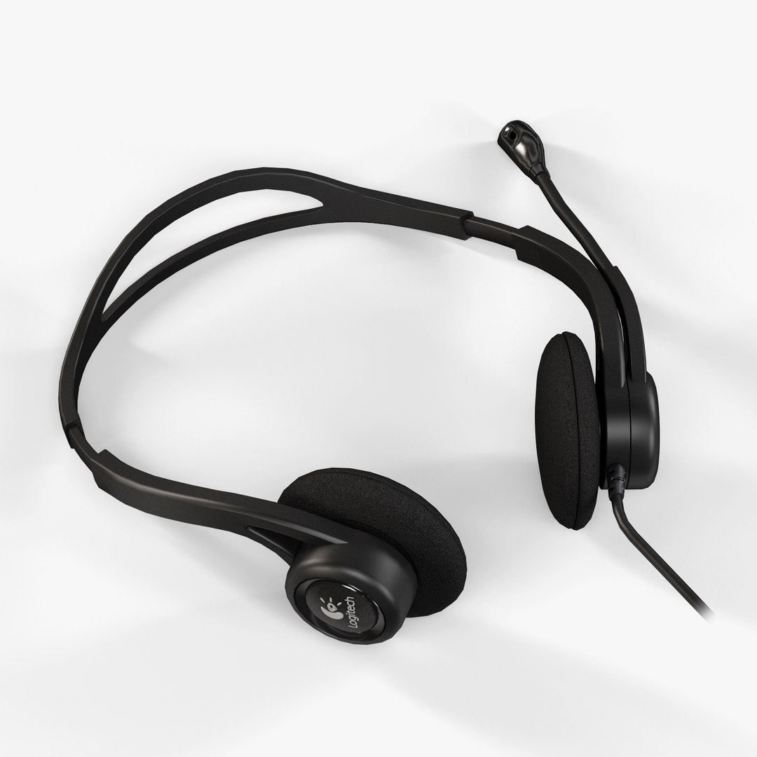 Logitech Pc Headset 960 3d Model