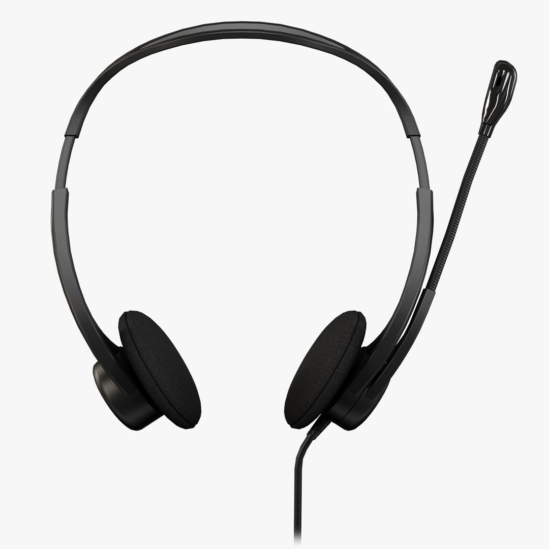 Logitech Pc Headset 960 3d Model