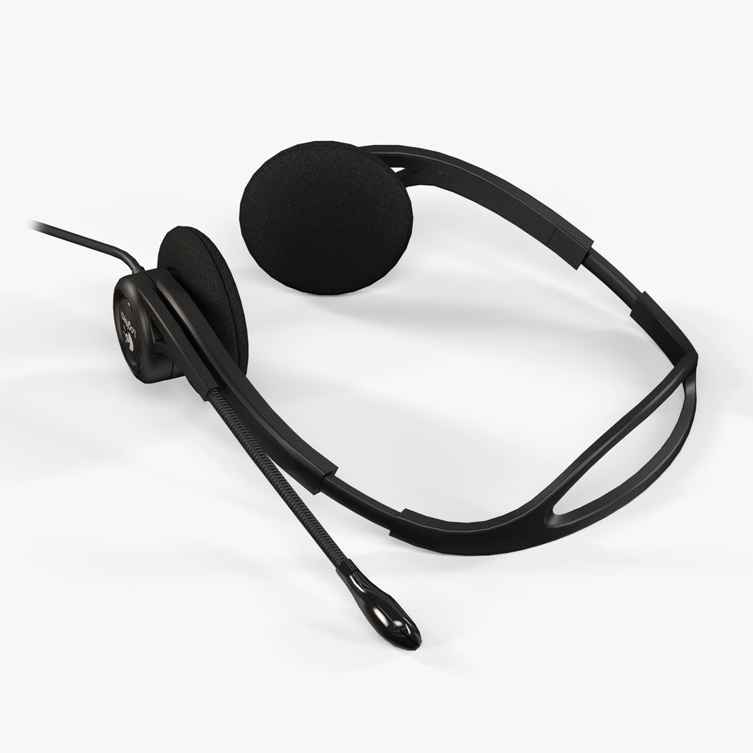 Logitech Pc Headset 960 3d Model