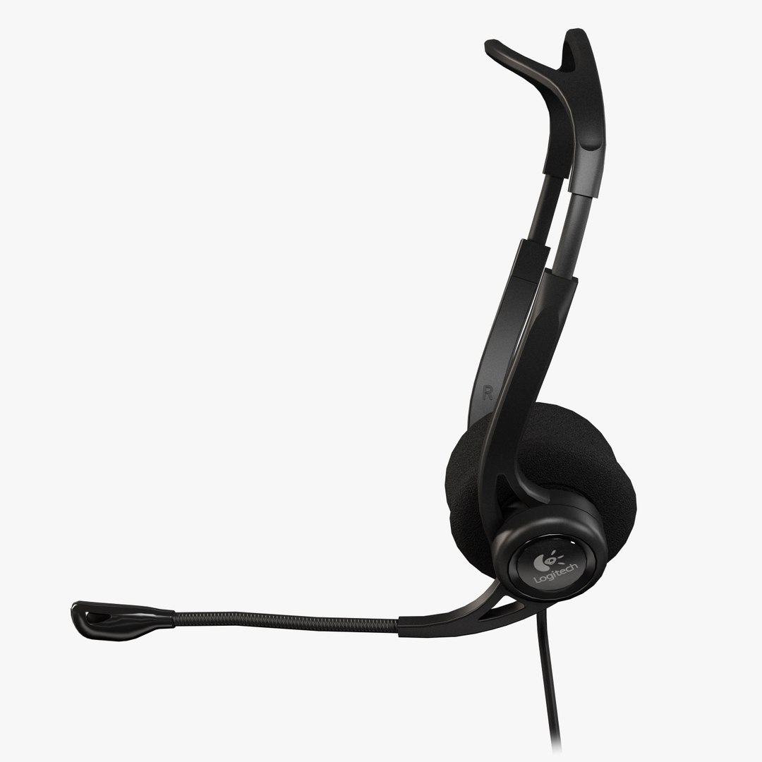 Logitech Pc Headset 960 3d Model