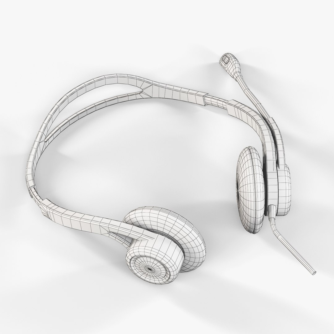 Logitech Pc Headset 960 3d Model