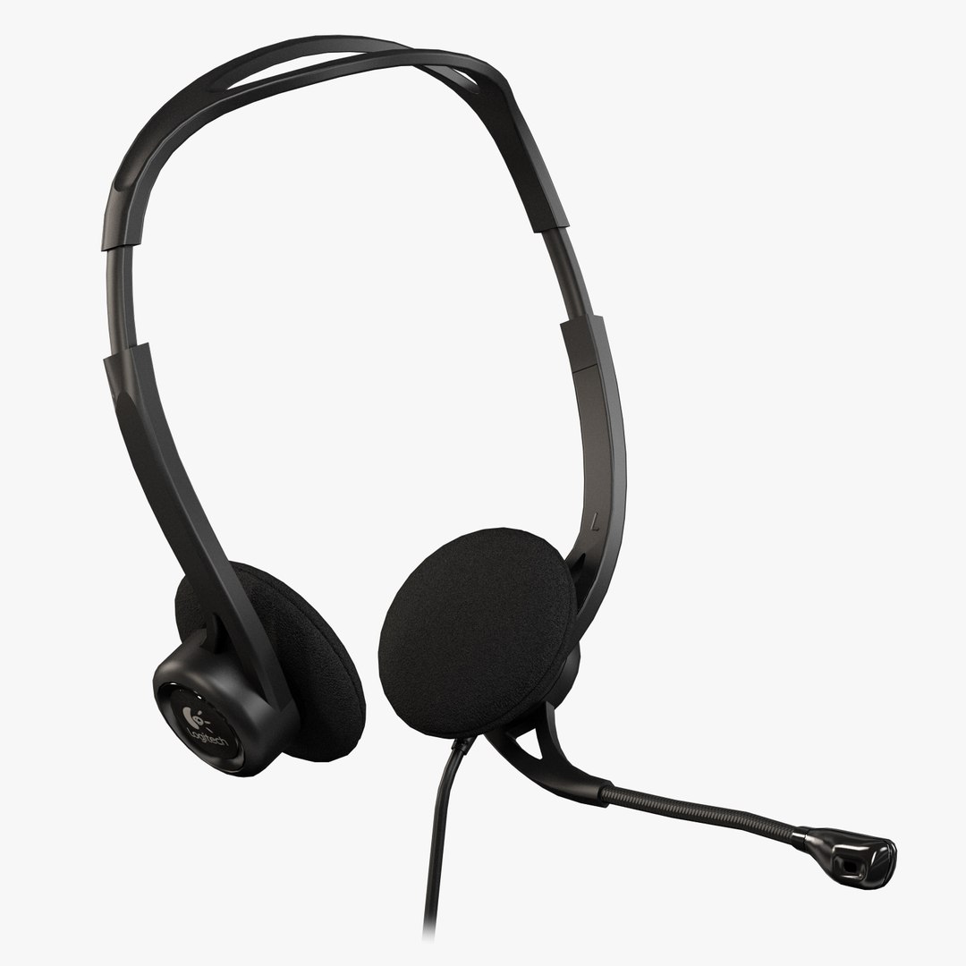 Logitech Pc Headset 960 3d Model