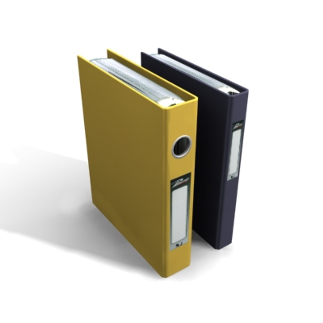 3d Folder Document