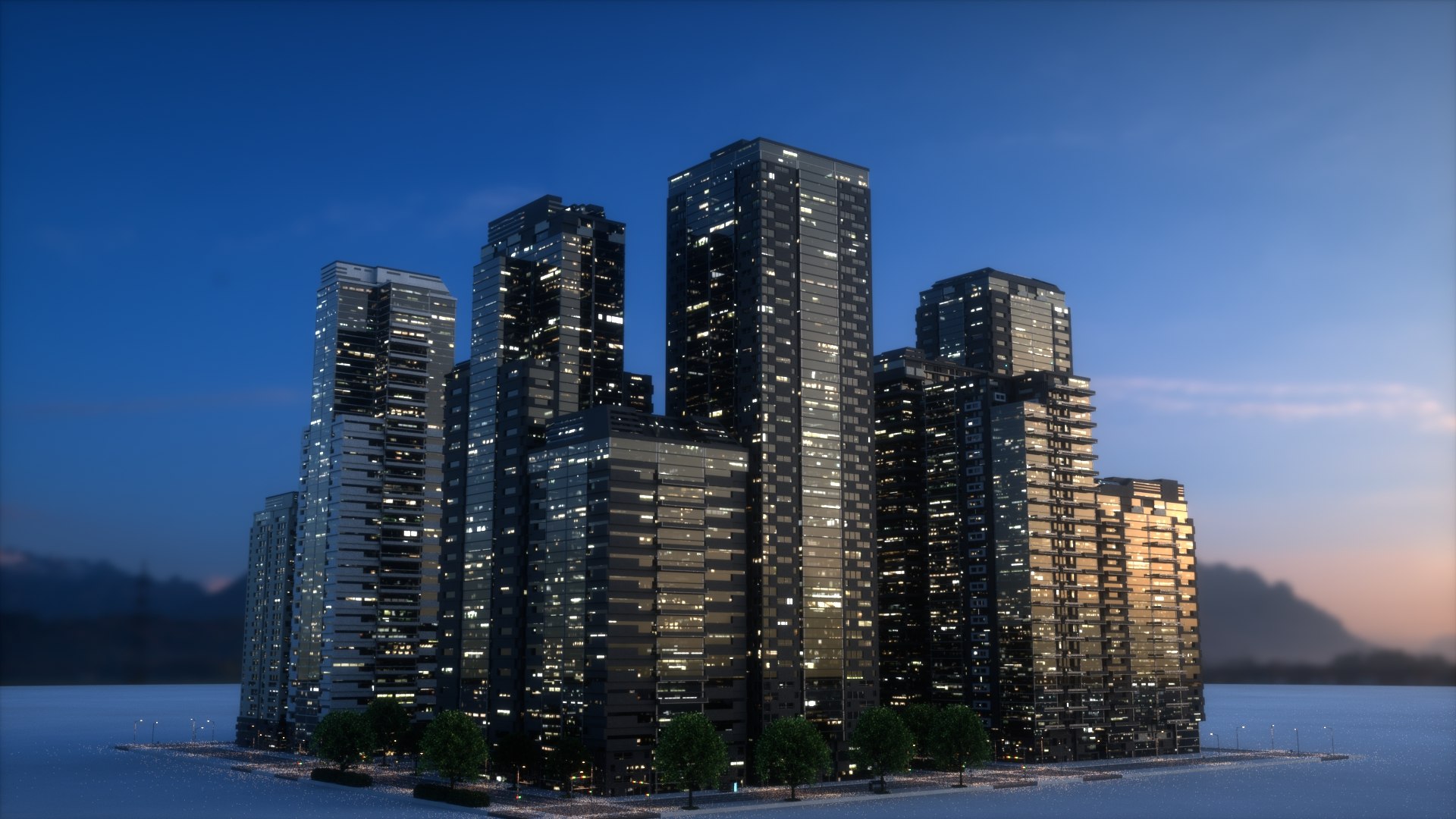 3D model City Block Type B32 - TurboSquid 2092362