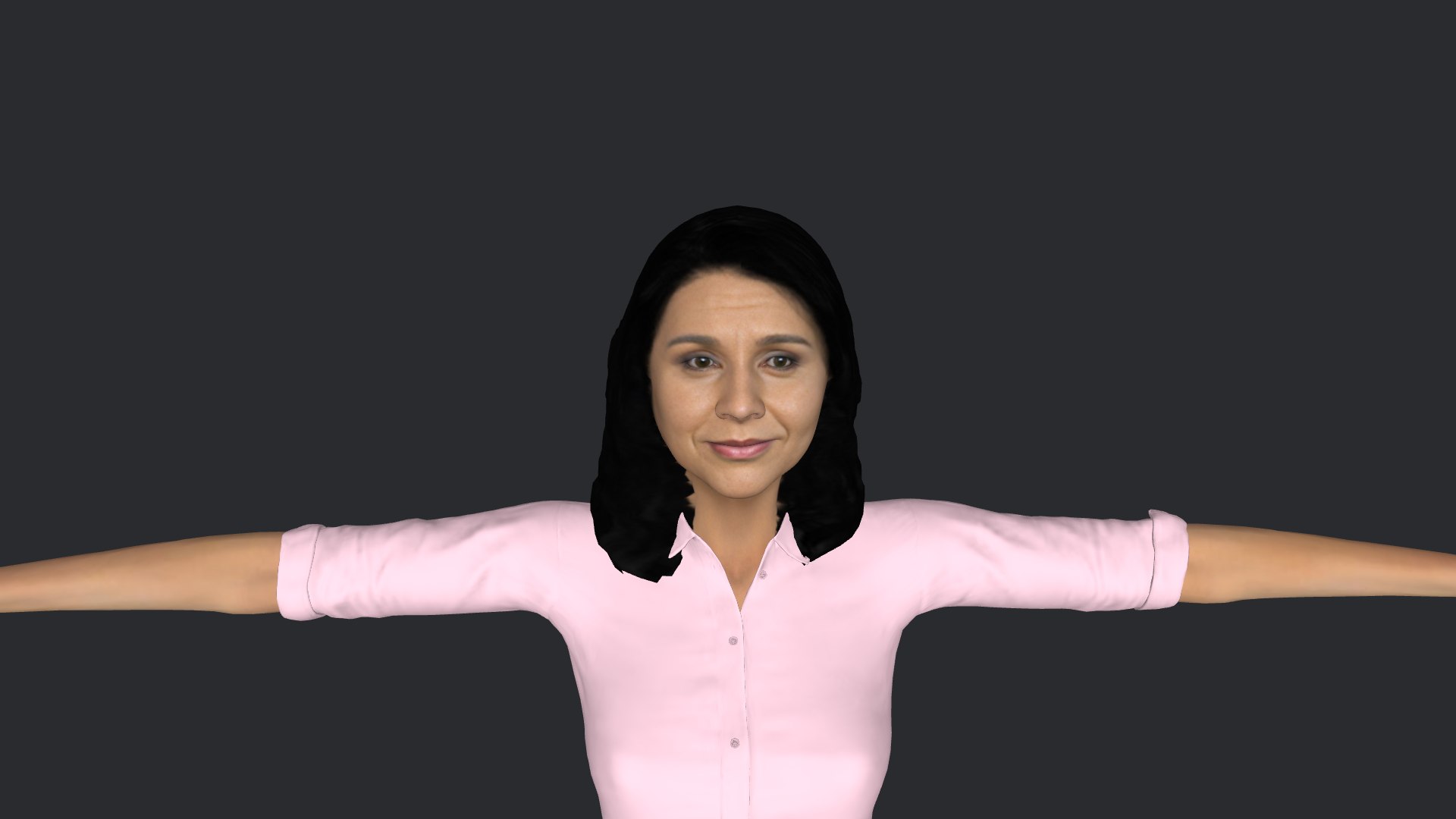 3D Model Tulsi Gabbard Hyper Realistic Full Body Fully Rigged 3D ...