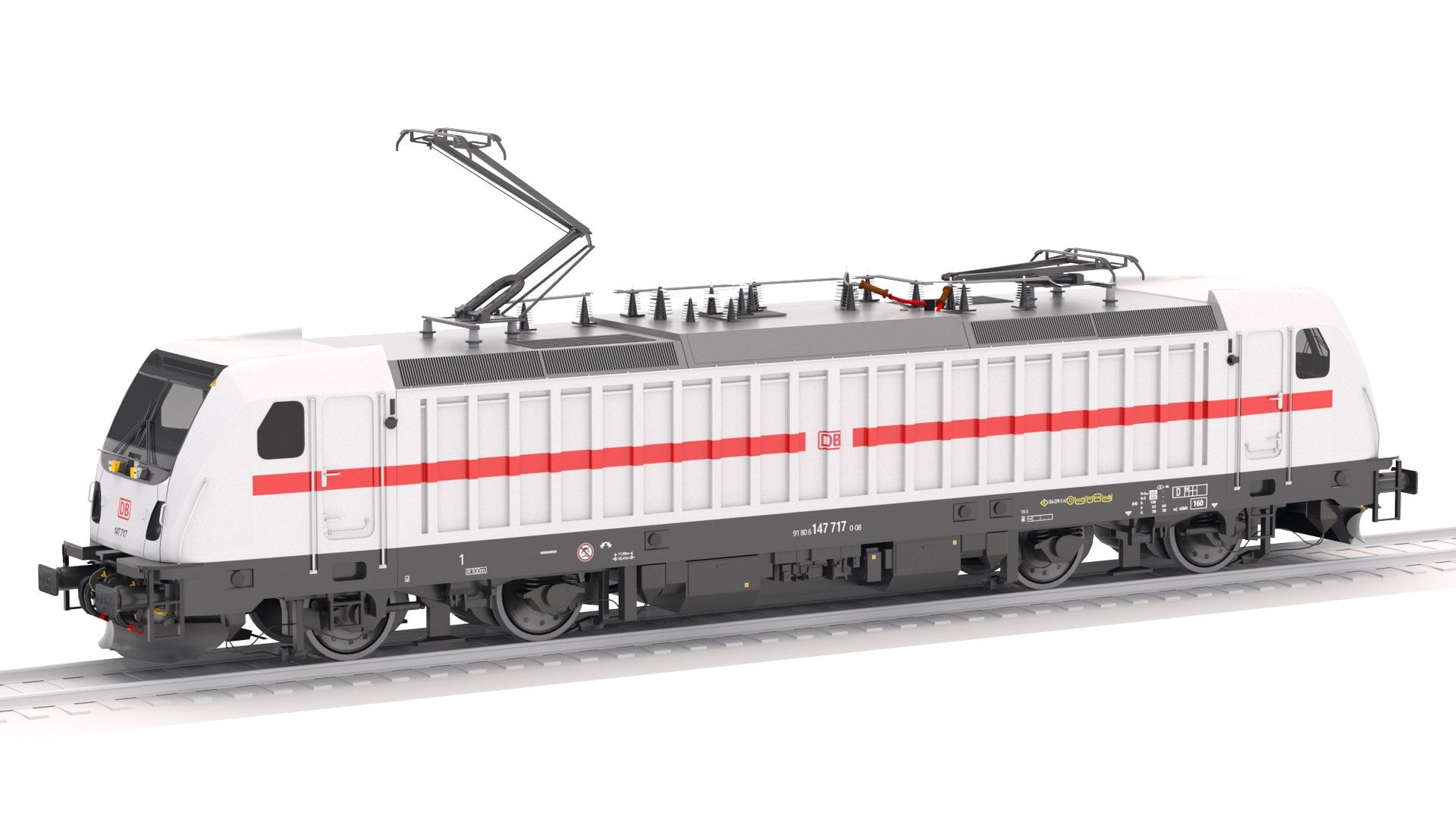 Bombardier TRAXX AC3 DB Locomotive 2 Model - TurboSquid 2039706