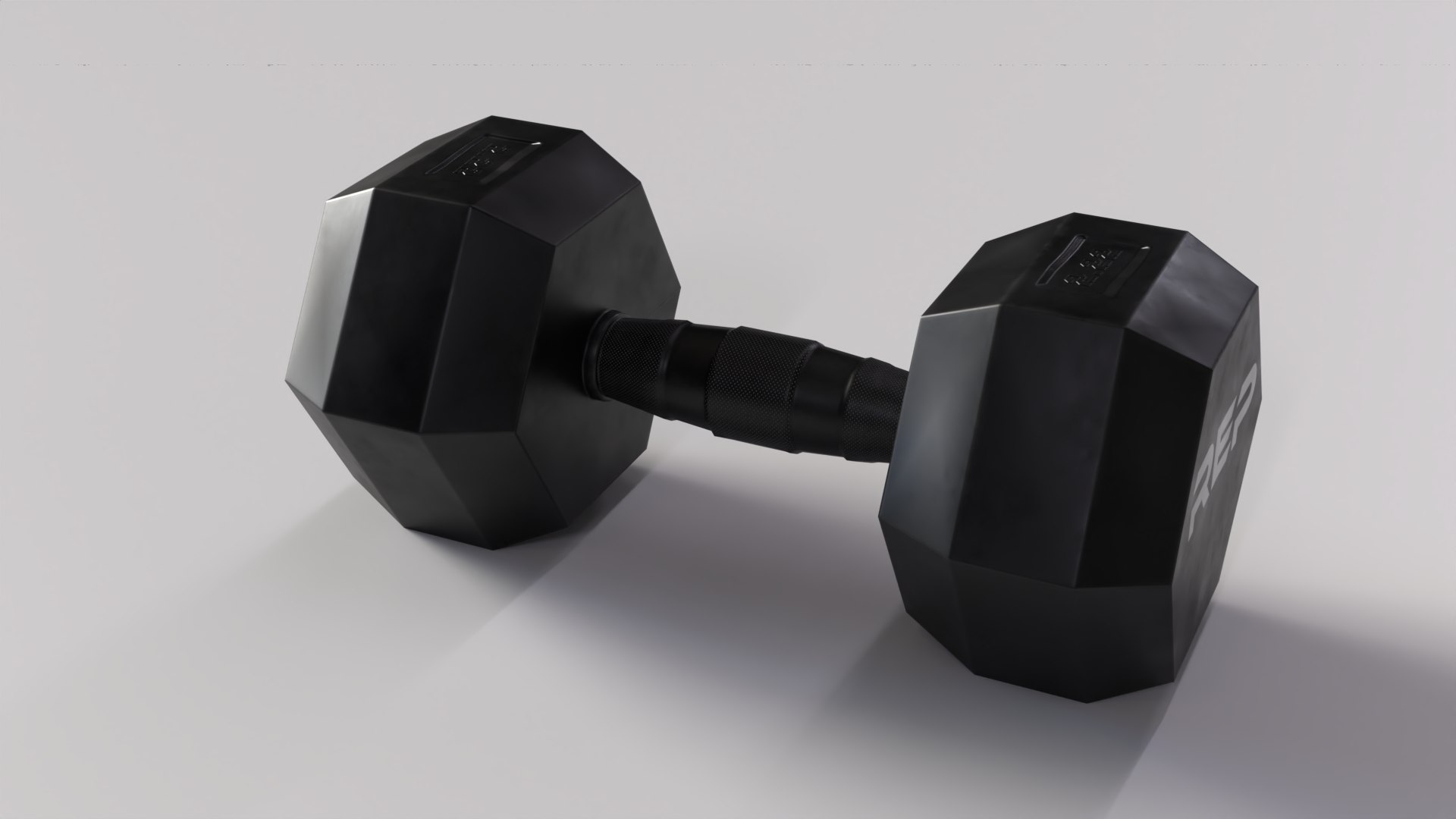 Rubber Grip Hex Dumbbells 3D model - TurboSquid 1807789