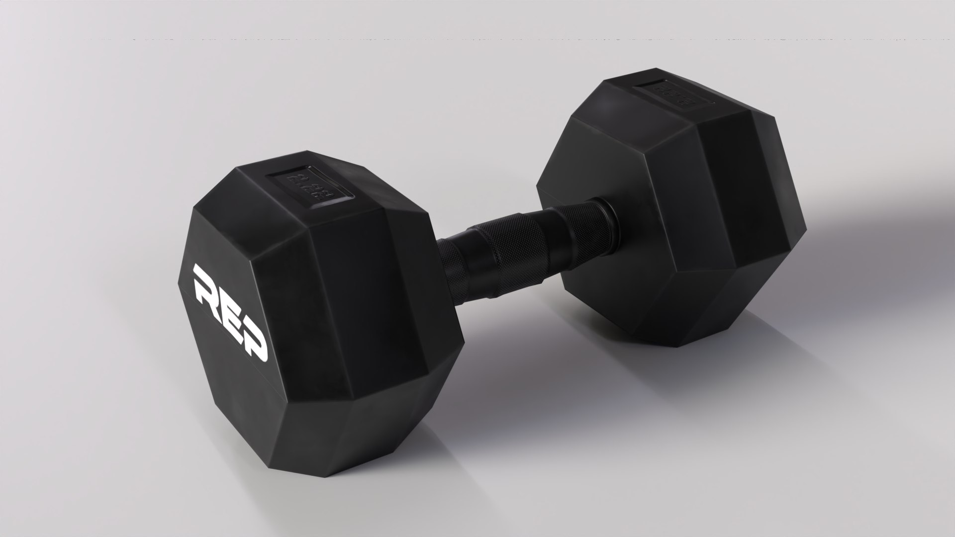 Rubber Grip Hex Dumbbells 3D model - TurboSquid 1807789