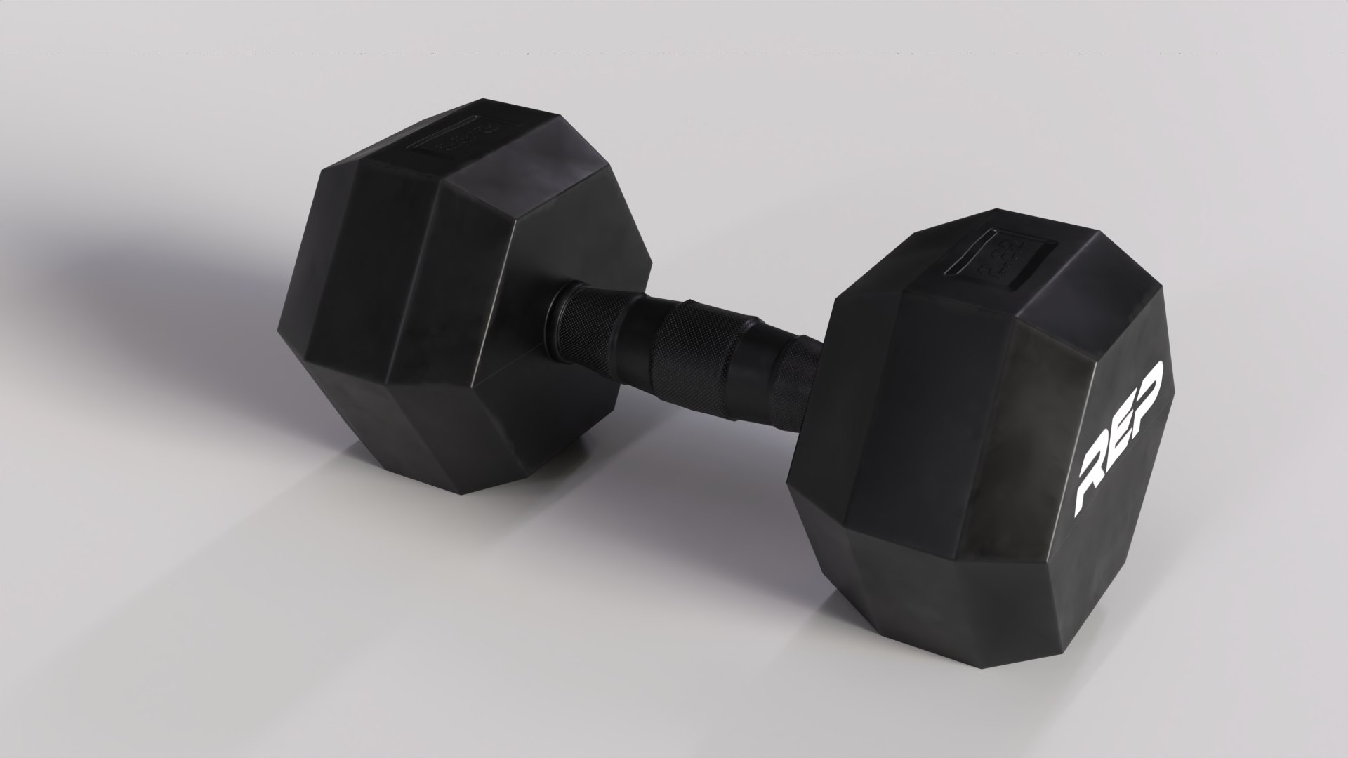 Rubber Grip Hex Dumbbells 3D model - TurboSquid 1807789