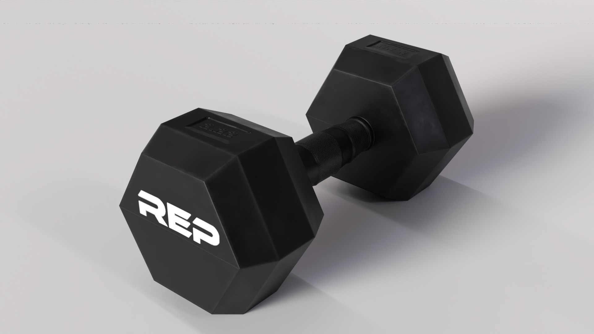 Rubber Grip Hex Dumbbells 3D model - TurboSquid 1807789