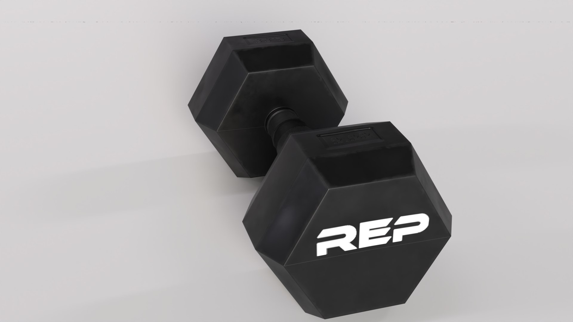Rubber Grip Hex Dumbbells 3D model - TurboSquid 1807789