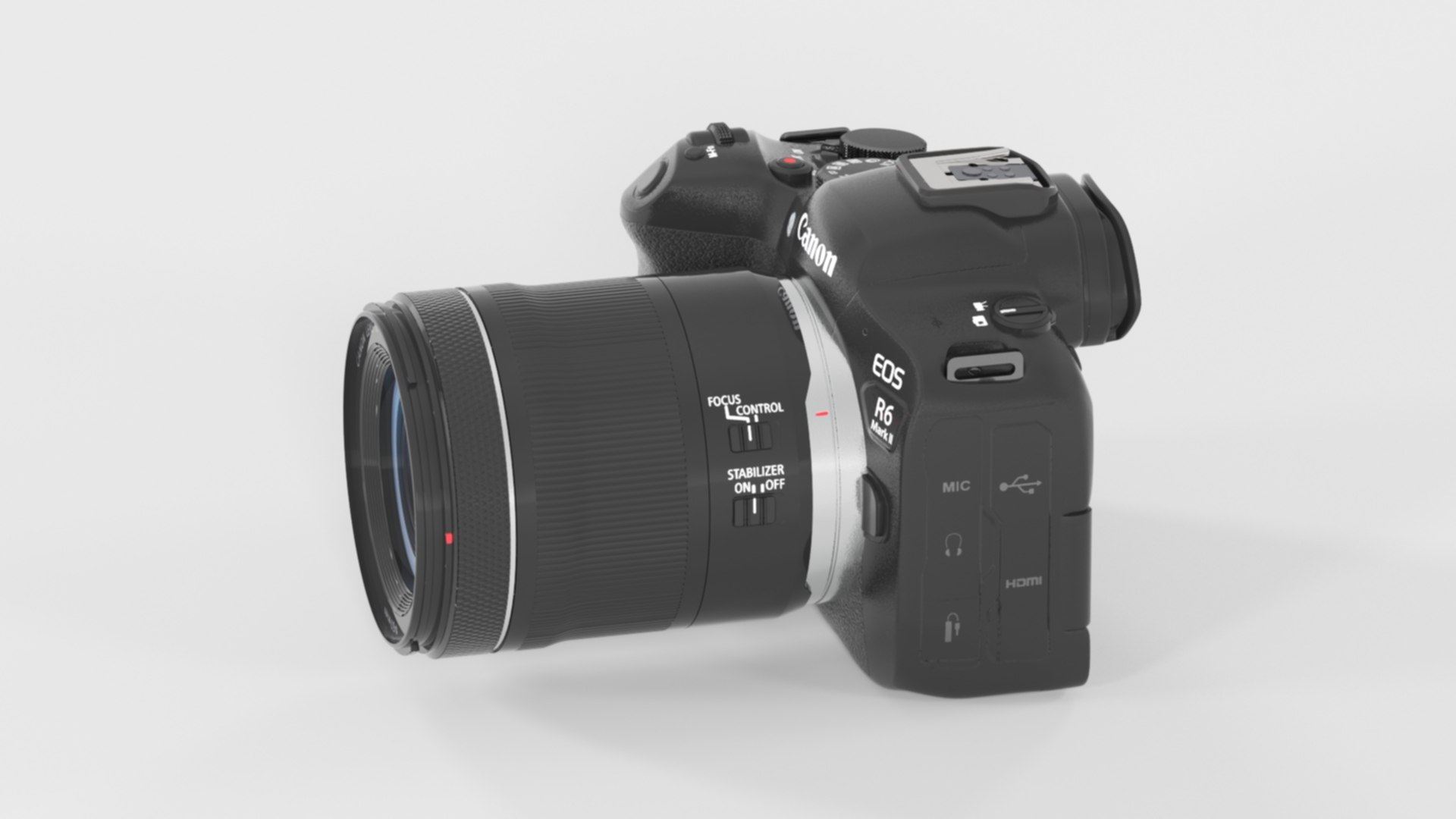 3D Canon EOS R6 Mark II Full Frame Mirrorless Camera - TurboSquid 2215177