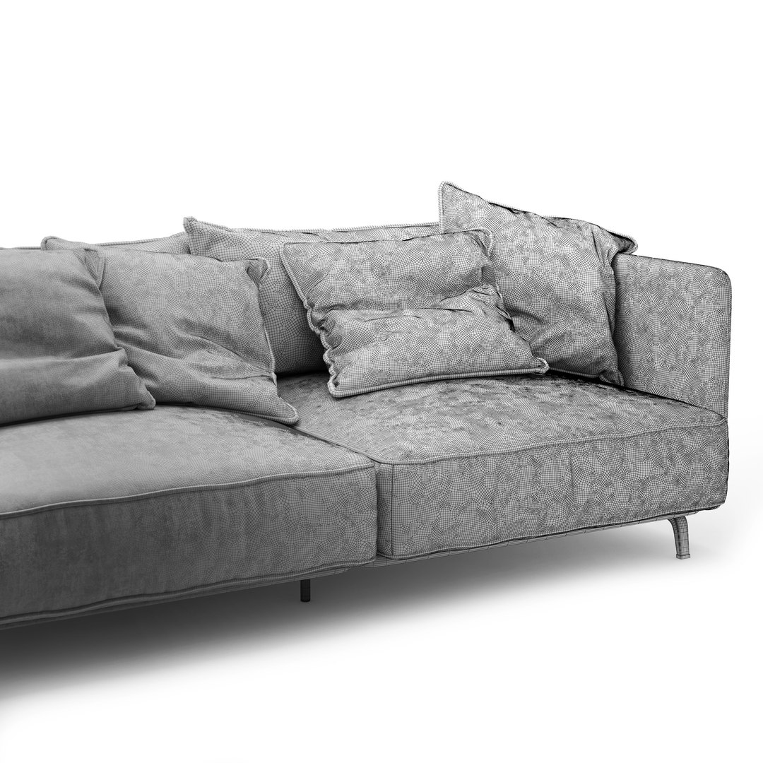 3D Arflex Sofa K2 2014 4 Seats - TurboSquid 2245269