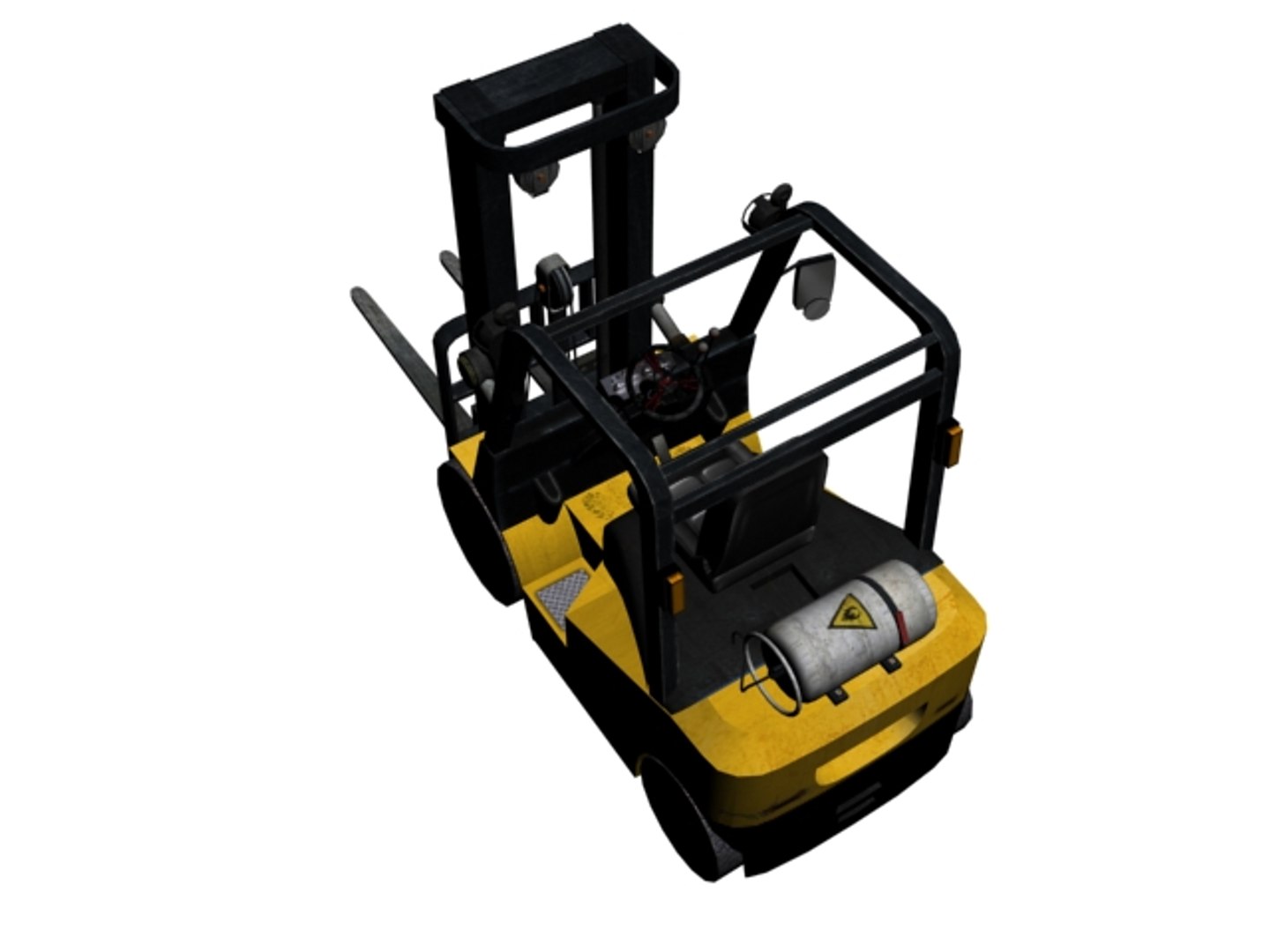 3d Forklift Fork Lift Model